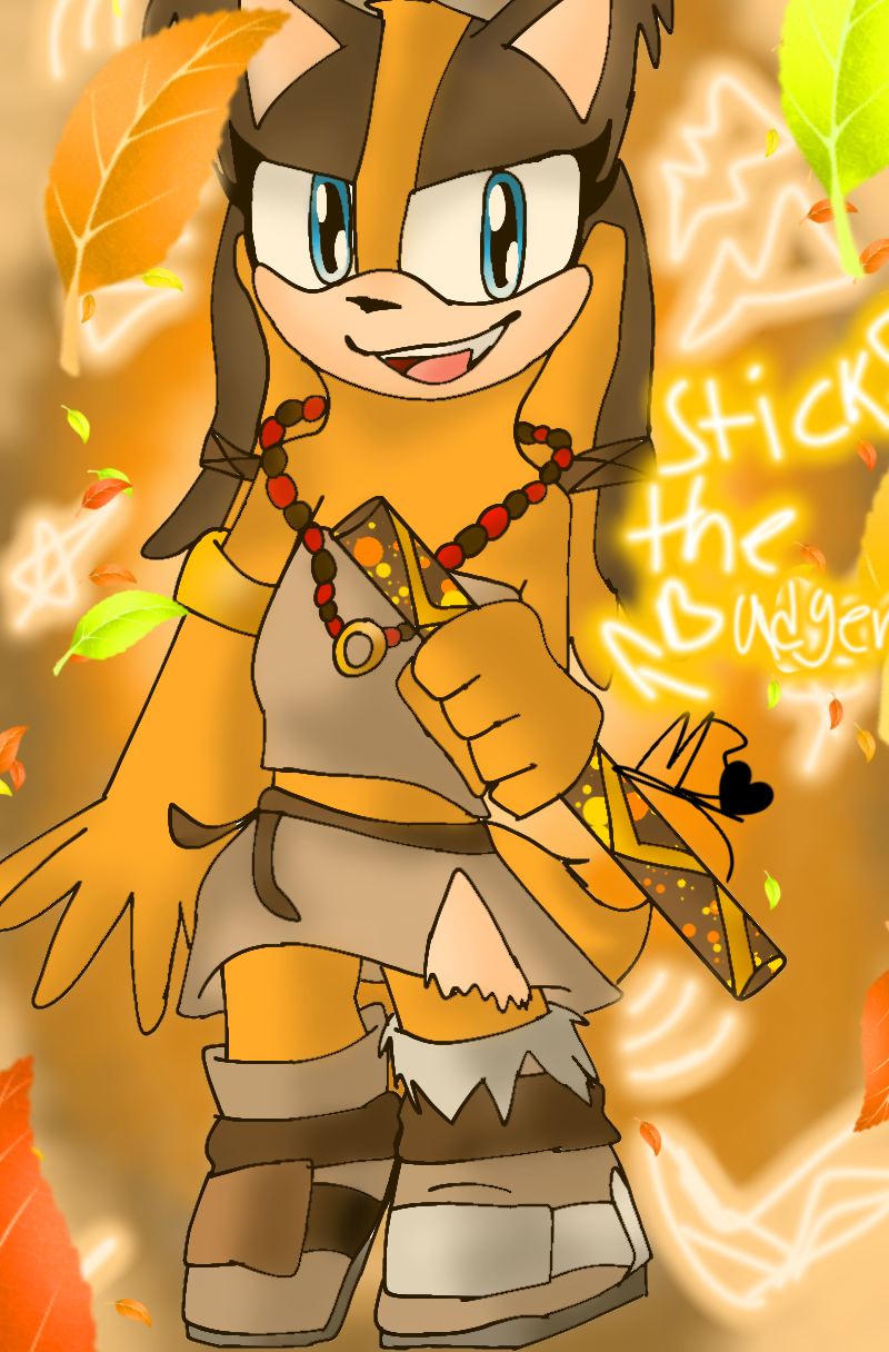 sticks the badger 🦡🧡 - ibisPaint