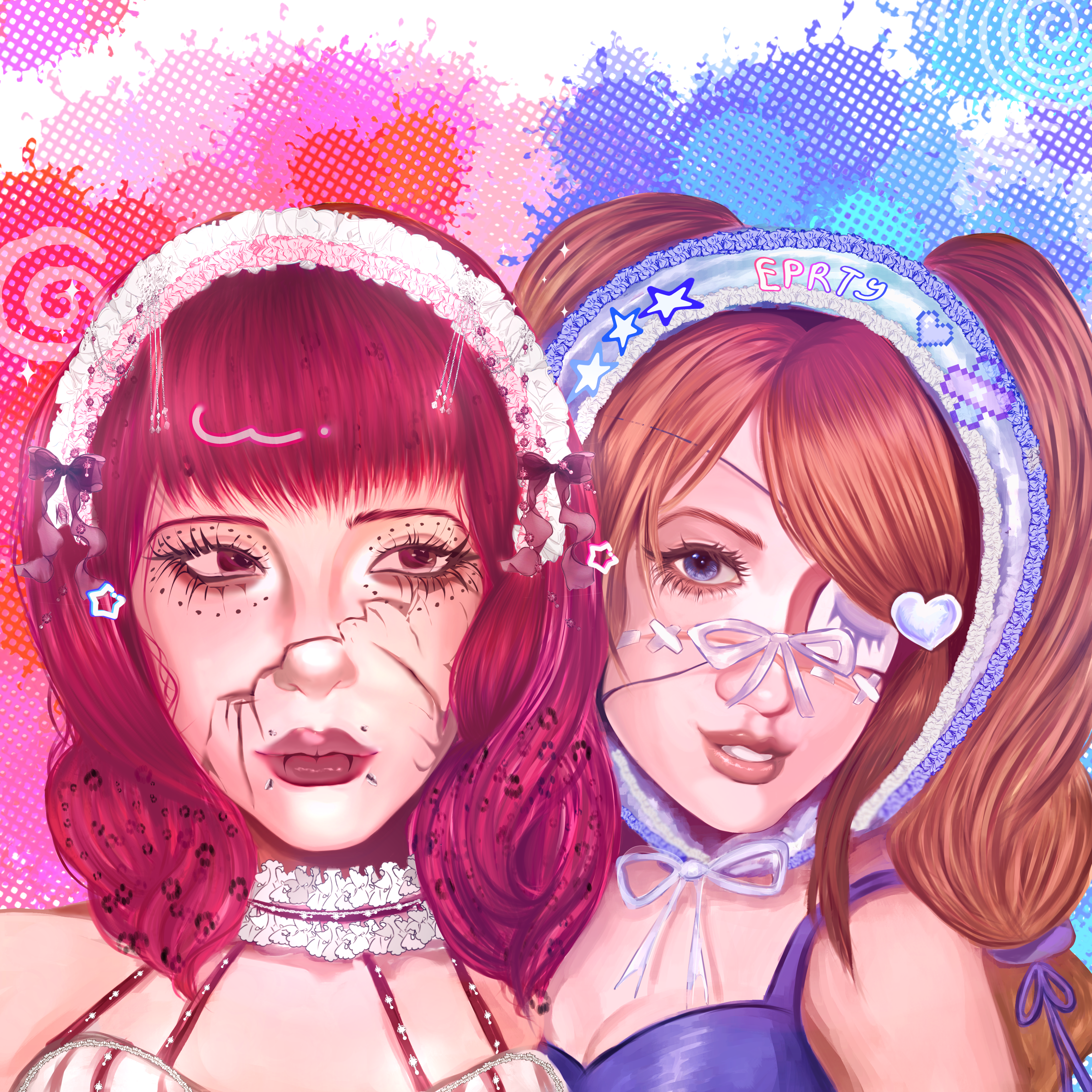 ー￣)( ^ω^ ) - ibisPaint