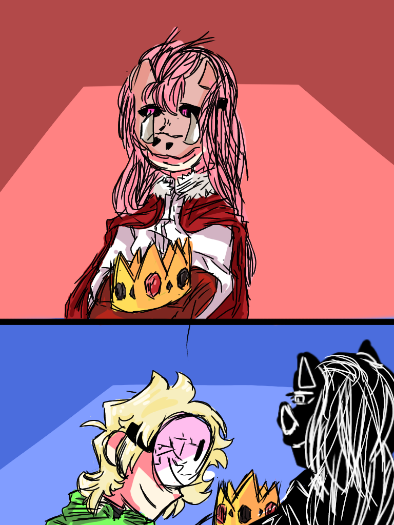 Dream and Technoblade - ibisPaint