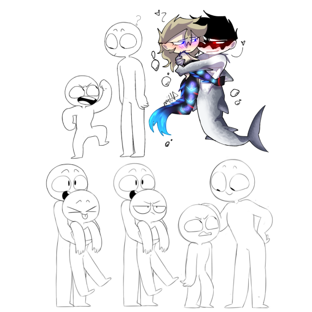 Hugging collab - ibisPaint