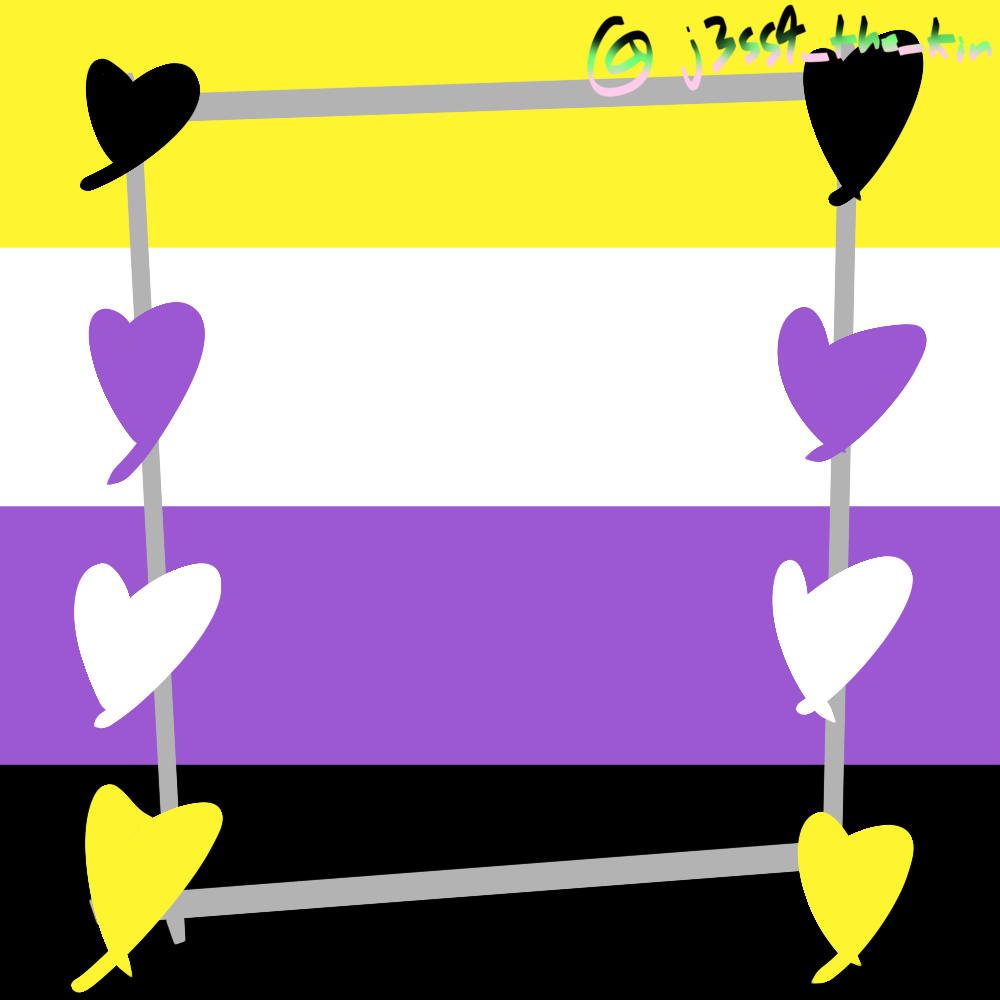 Enby aka Non-binary Background!! - ibisPaint
