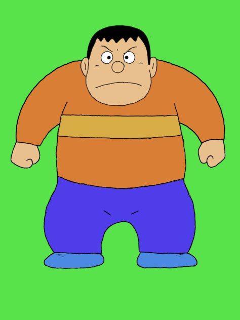 Gian (Doraemon) Drawing - ibisPaint
