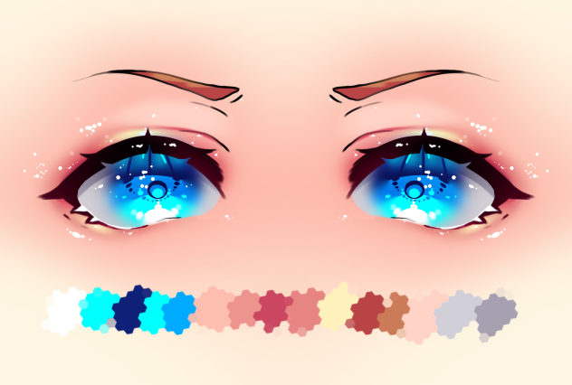 Blue eyes - ibisPaint