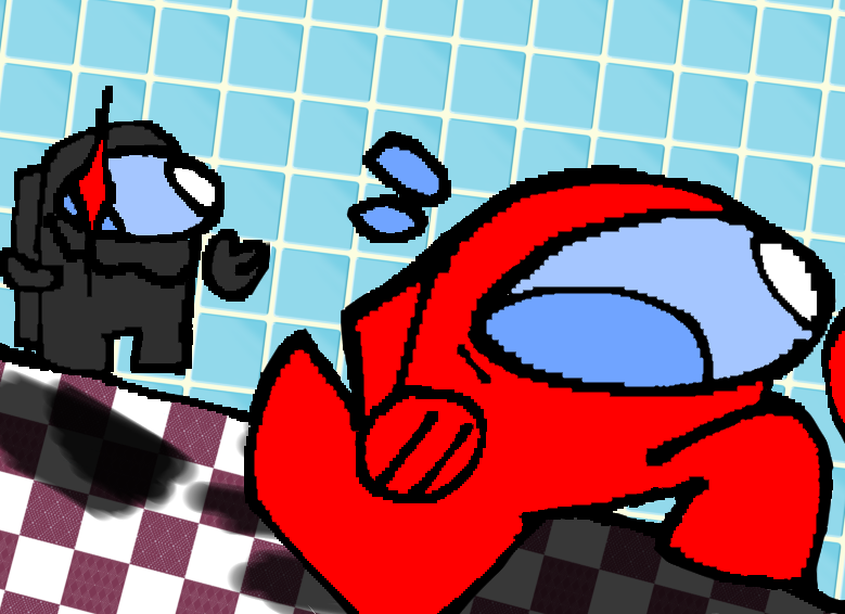 among us run - ibisPaint
