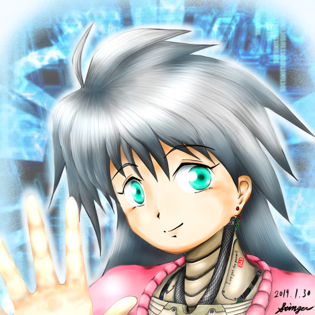 cyber girl misaki - ibisPaint