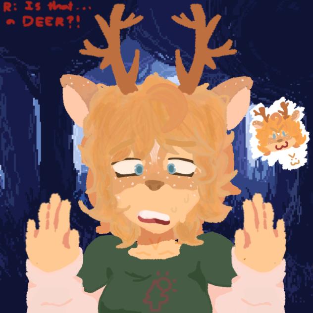 Deer, OC fanart - ibisPaint