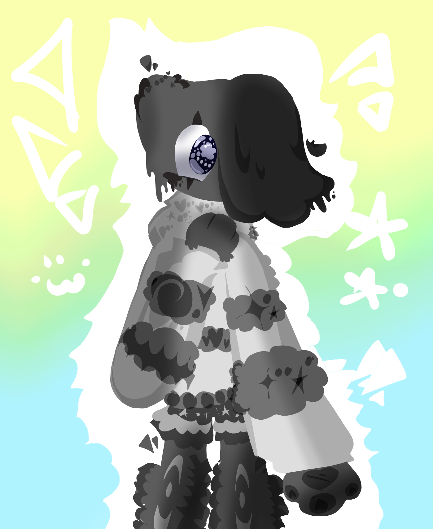 blot creature - ibisPaint