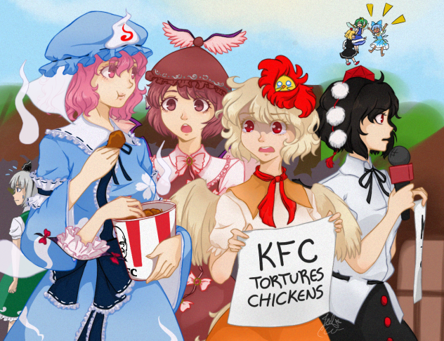 KFC Yuyuko - ibisPaint