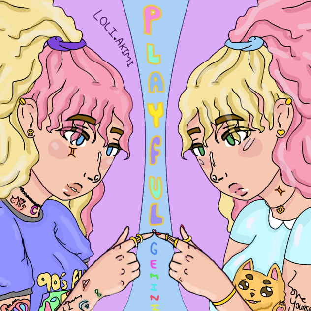 playful gemini - ibisPaint