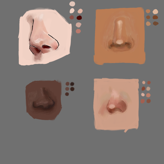 Nose practice - ibisPaint