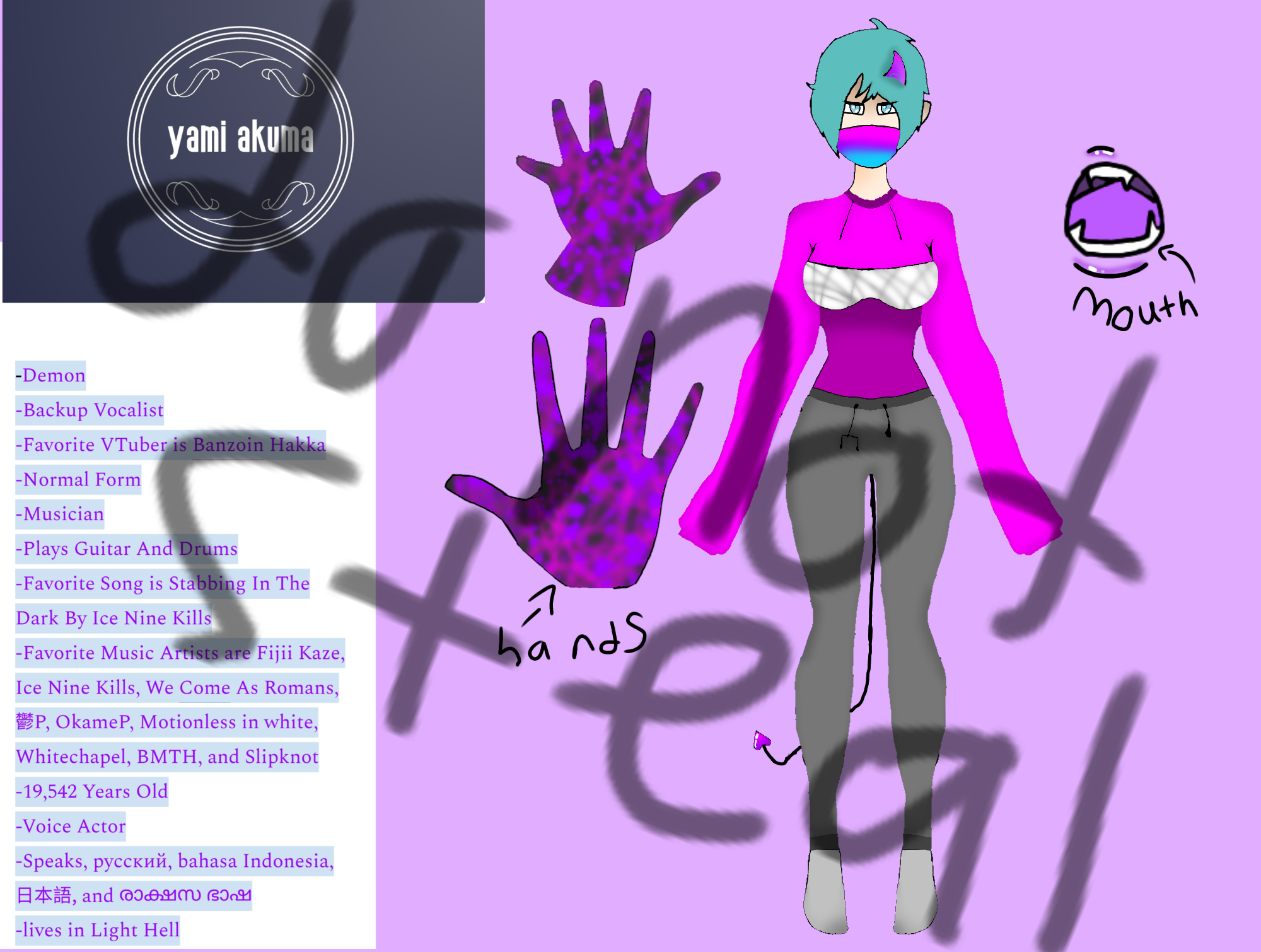 my vtuber model ready to rig - ibisPaint