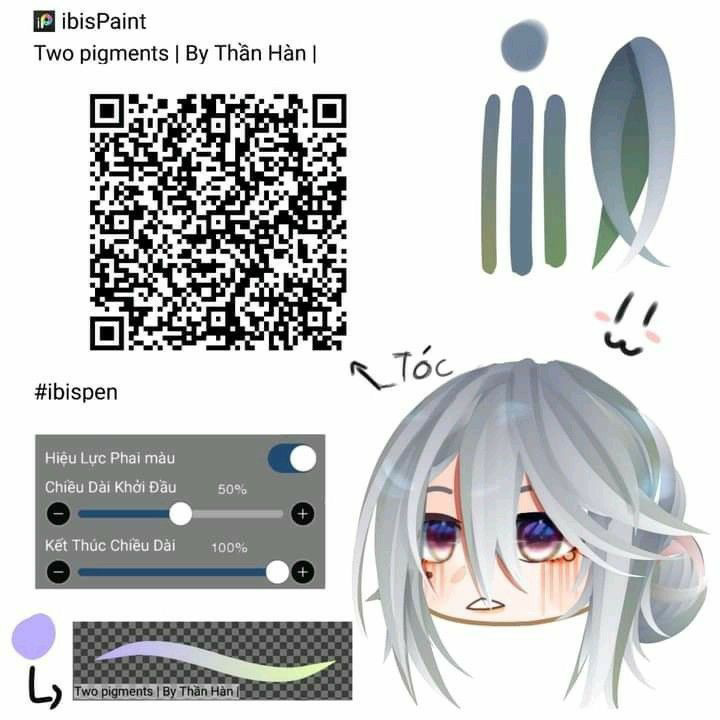 Two pigments brush (not mine) - ibisPaint