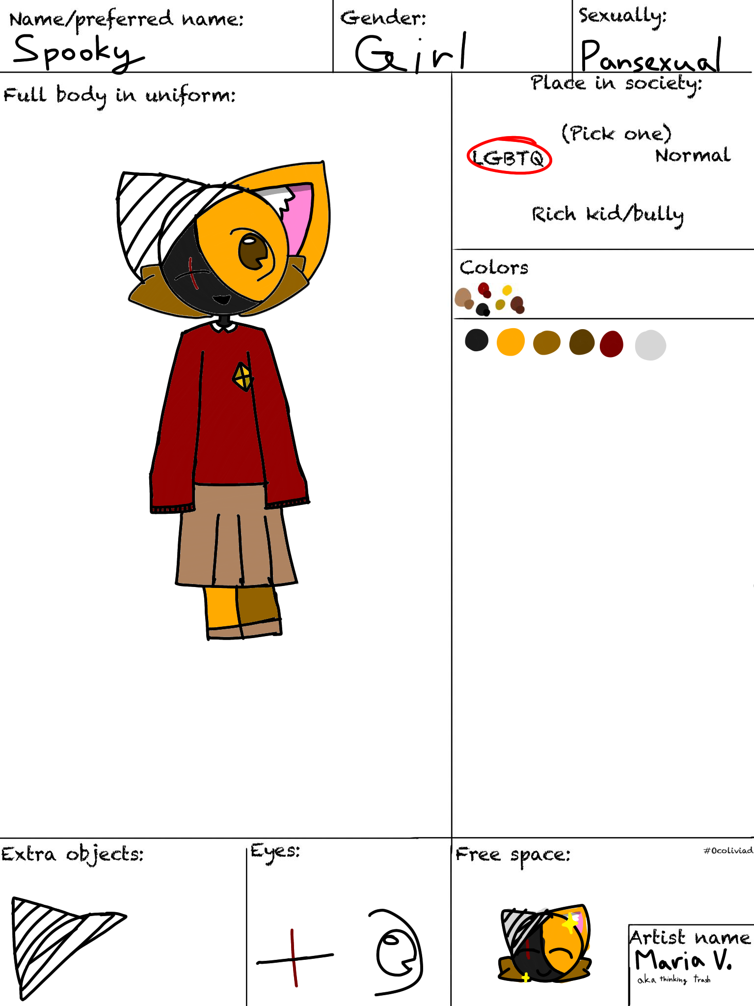 oc for Olivia's comic - ibisPaint