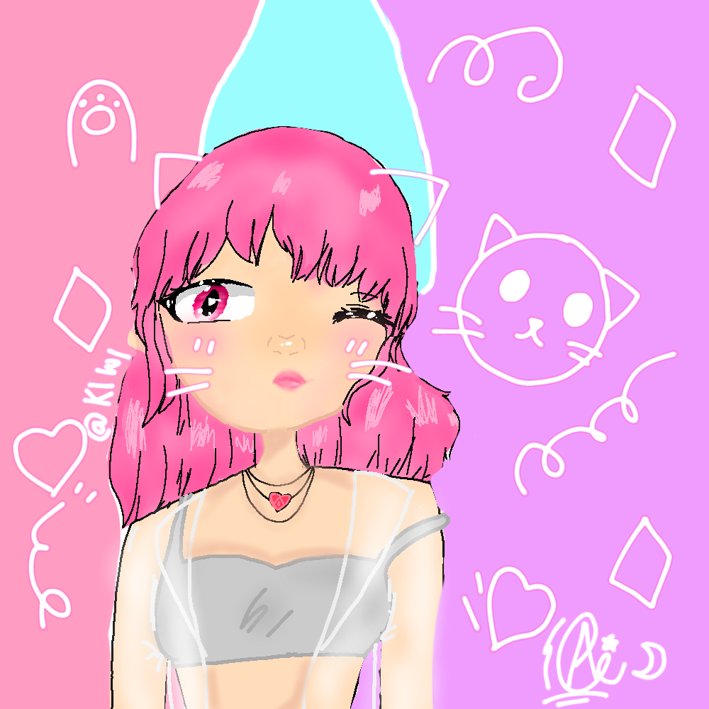 Kiwi Kat - ibisPaint