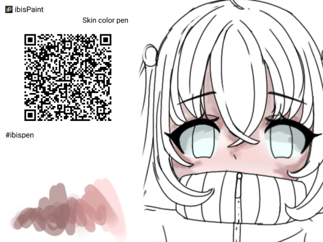 Skin color brush - ibisPaint