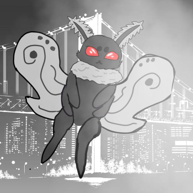 Mothman cause i love cryptids - ibisPaint
