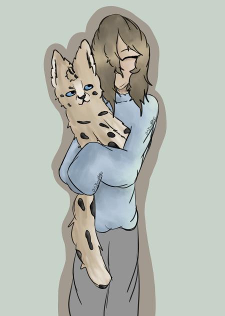 ^ Nickle Holding Serval ^ - ibisPaint