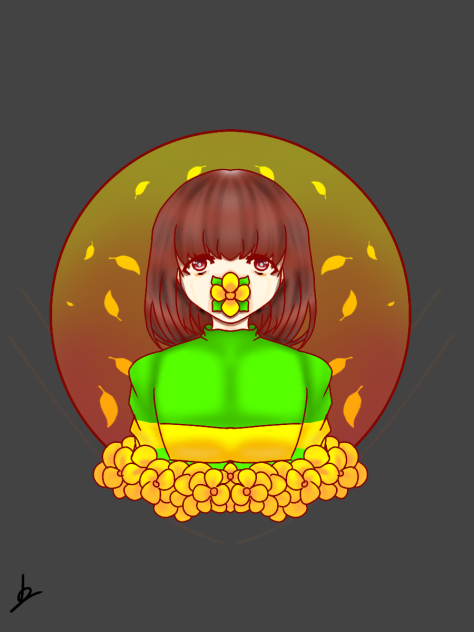 speedpanit#26 chara undertale - ibisPaint