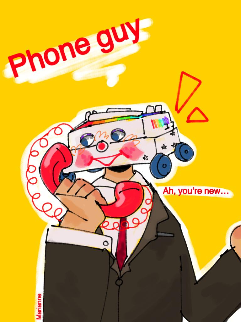 Phone guy - ibisPaint