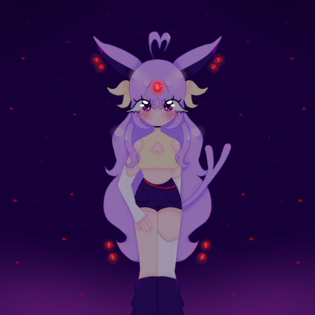 Espeon as a human - ibisPaint