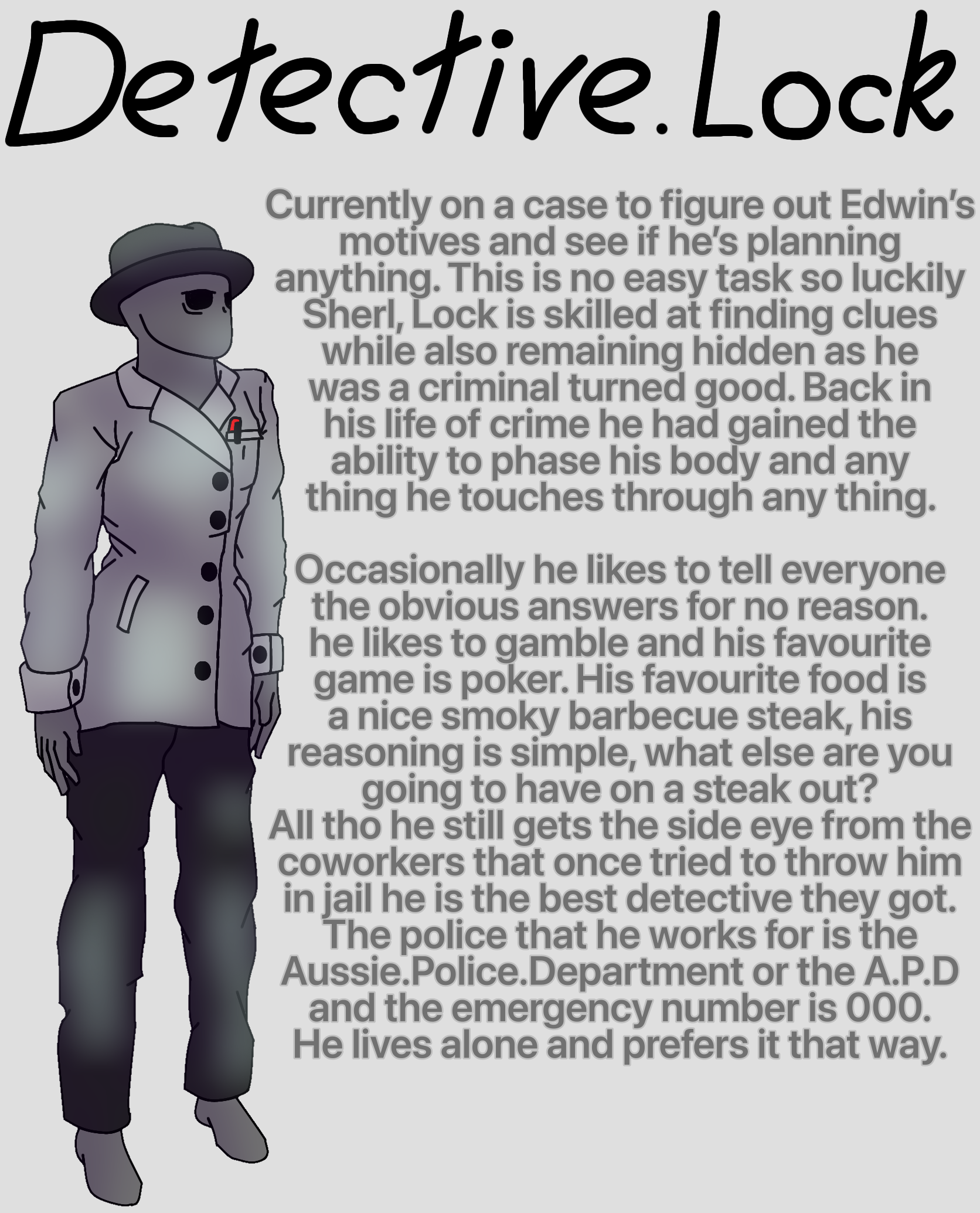 Detective. Lock - ibisPaint