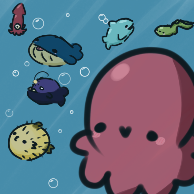 Ocean animals - ibisPaint