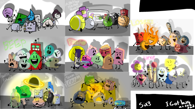 Bfb teams - ibisPaint