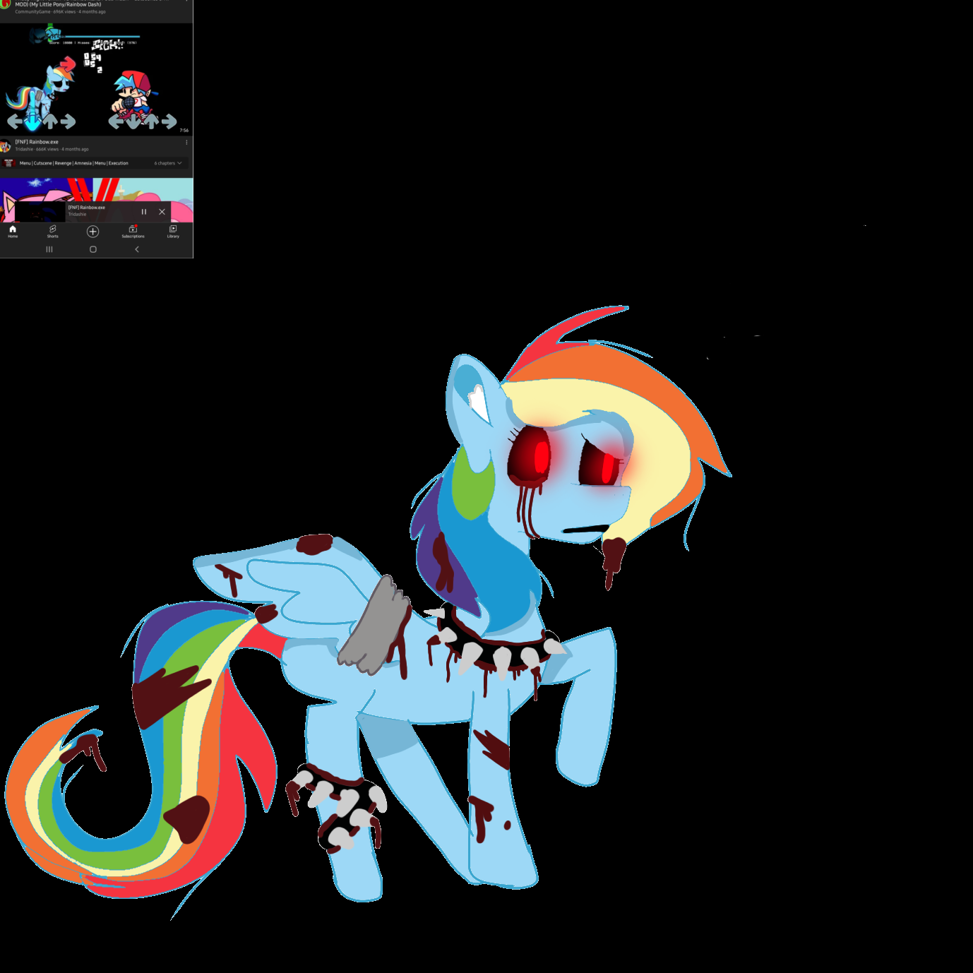 Rainbow Dash.exe fanart ig - ibisPaint