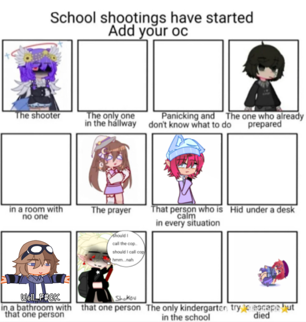 SCHOOL SH00TING COLLAB - ibisPaint