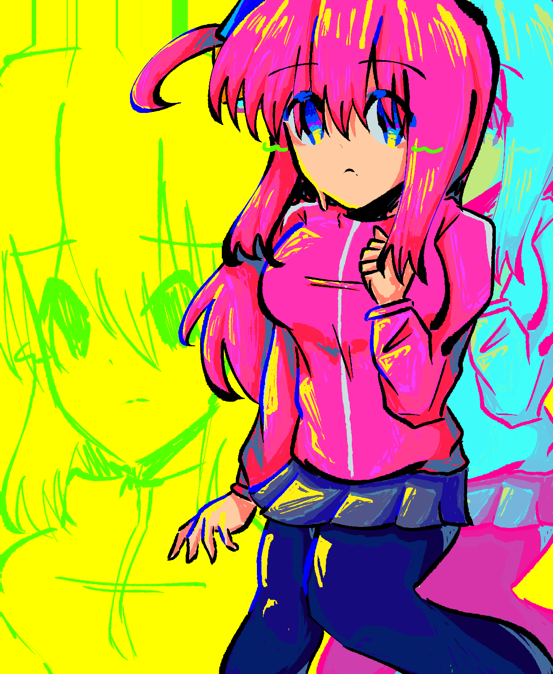 bocchi hitori gotoh fanart - ibisPaint