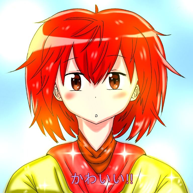 Kawaii Red Hair Girl💖💖redo - ibisPaint