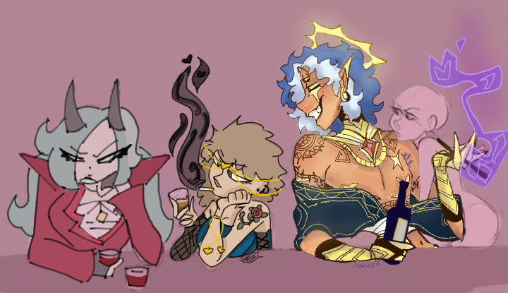 Slurp up my whiskey boyss - ibisPaint