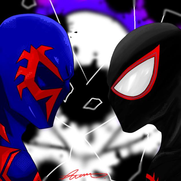 Spiderman 2099 vs Spiderman (Miles) p2 - ibisPaint