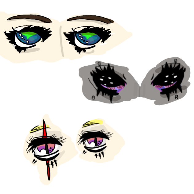 random eyes - ibisPaint