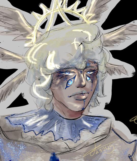 Angelic Clown (did a challenge) - ibisPaint