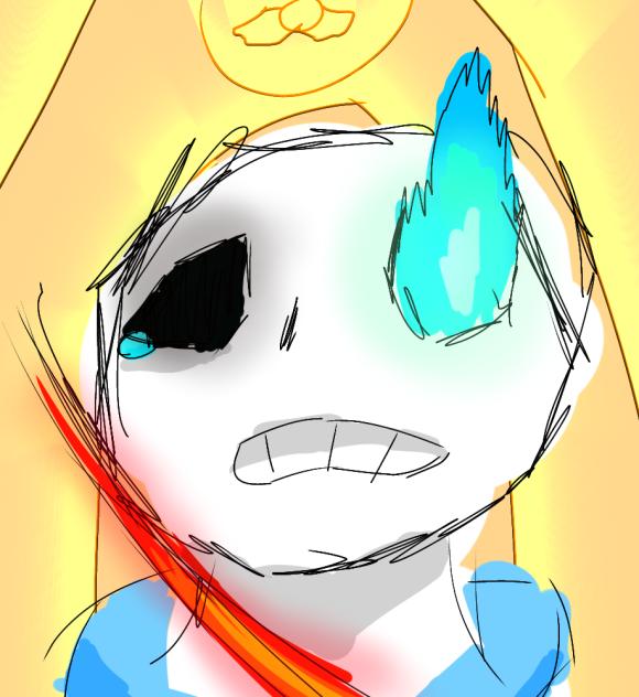 Sans fight fanart (genocide) - ibisPaint