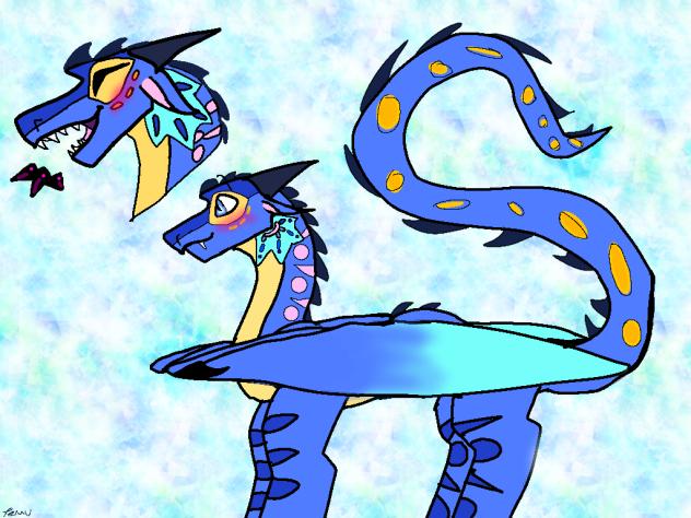 Wings of fire Oc blueberry - ibisPaint