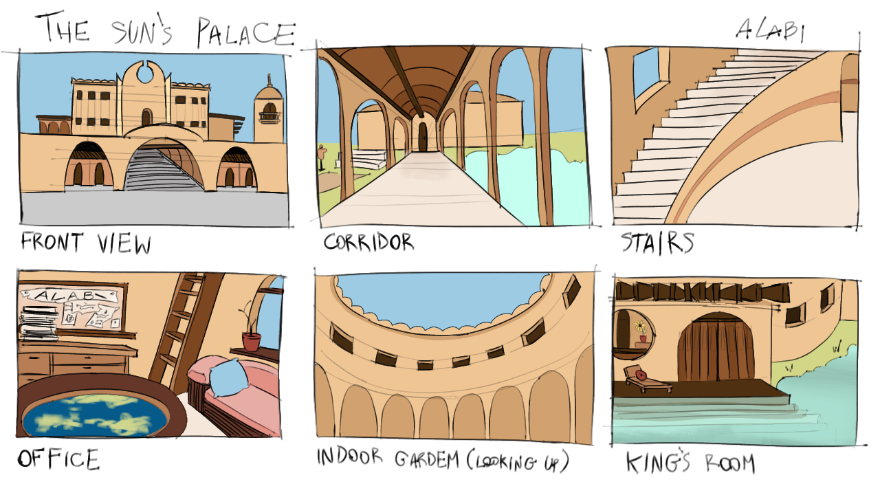 The sun's Palace - ibisPaint