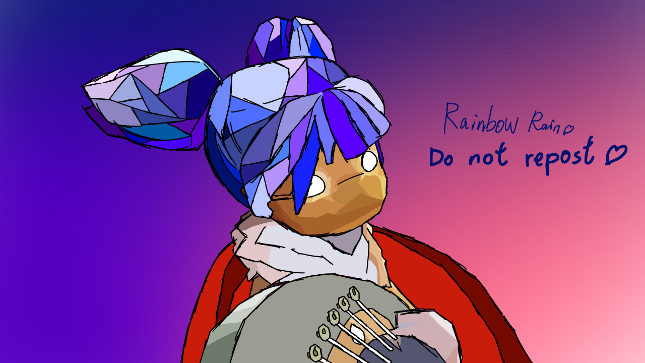 Skykid Playing lyre - ibisPaint