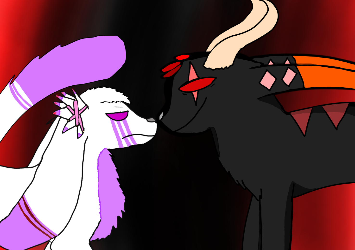 Angel and demon - ibisPaint