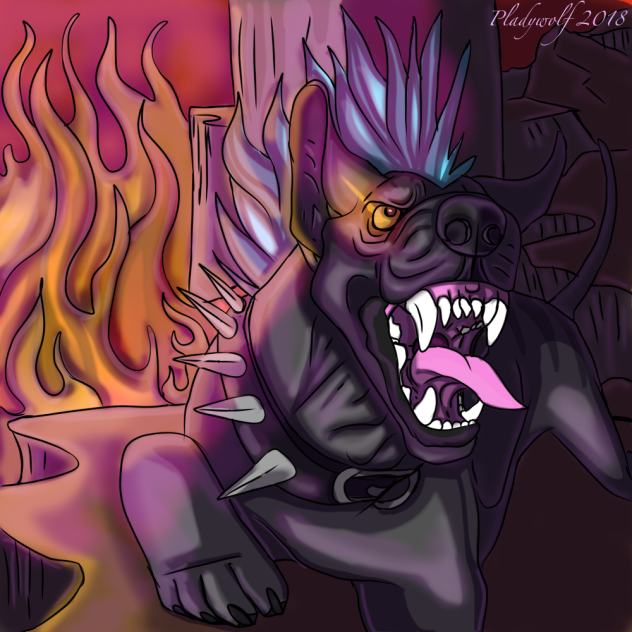 hellhound - ibisPaint