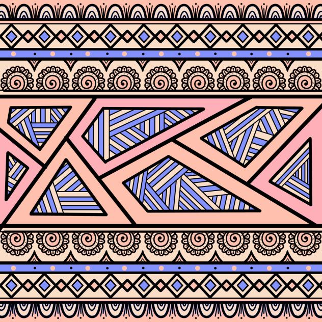 traditional pattern 7 - ibisPaint