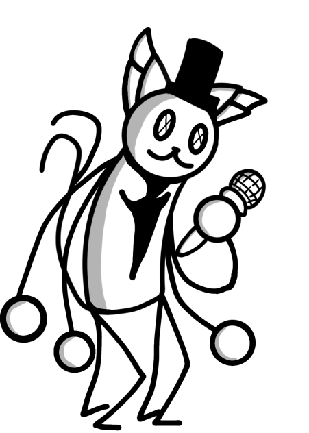 Top Hat Cat Phase two PurringTale fnf - ibisPaint