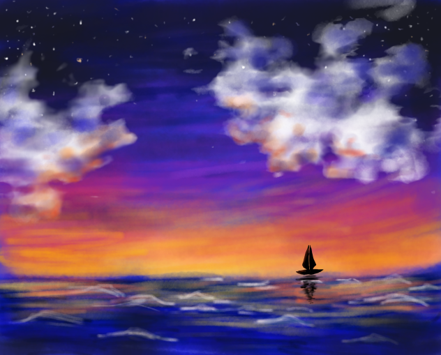 sunset - ibisPaint
