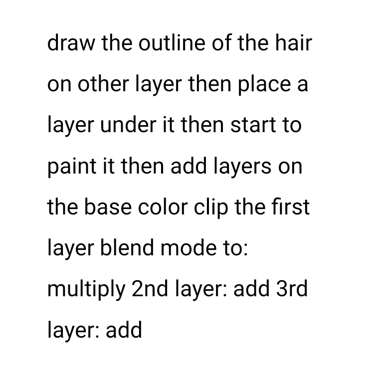 how i shade hair (details) - ibisPaint