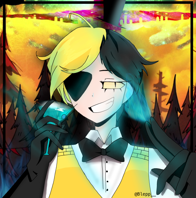 Bill Cipher 👁🍸 - ibisPaint