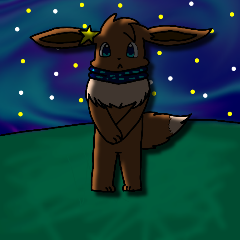 Star the moonlight Eevee - ibisPaint