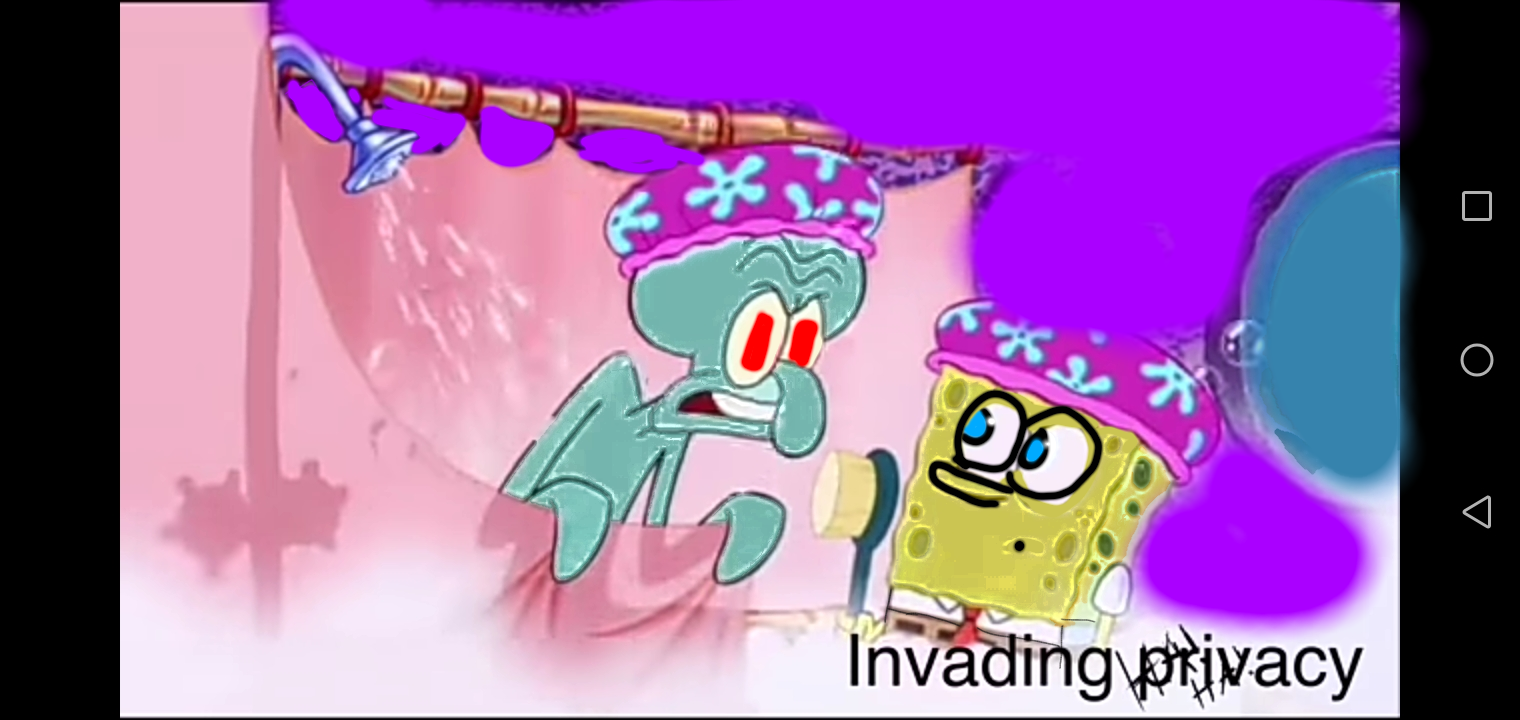 Spongebob Movie Scene Remade - ibisPaint