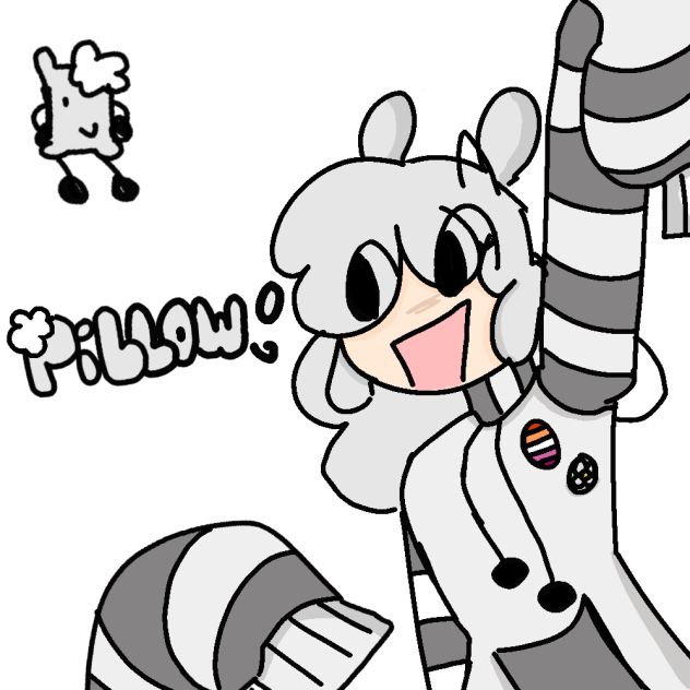 humanized pillow - ibisPaint