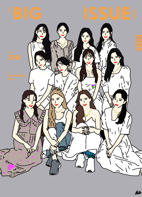 LOONA in BIG ISSUE Cover - ibisPaint